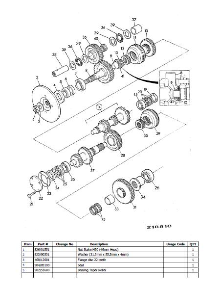 JCB 526S Telescopic Handlers (Loadall) Parts Catalogue Manual (Serial ...