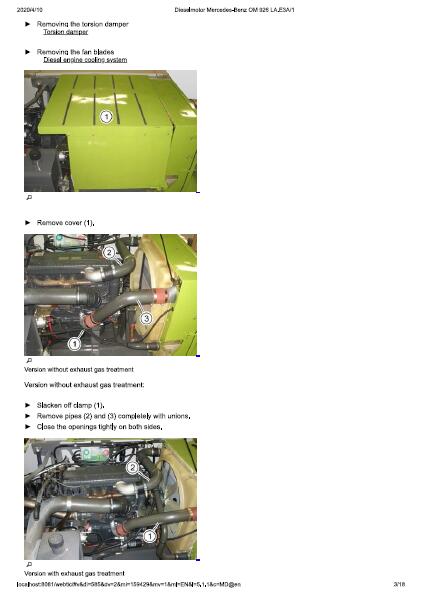 CLAAS TUCANO 480 Combine (Type 840) Service Repair Manual - Serial Num ...
