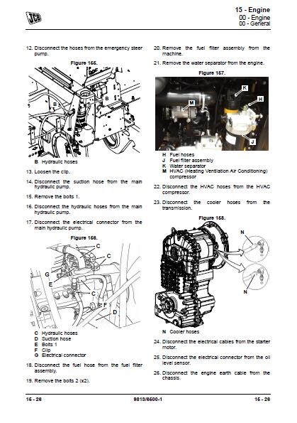 JCB 419S Wheel Loader Service Repair Manual (S/N: 2439651 and up ...