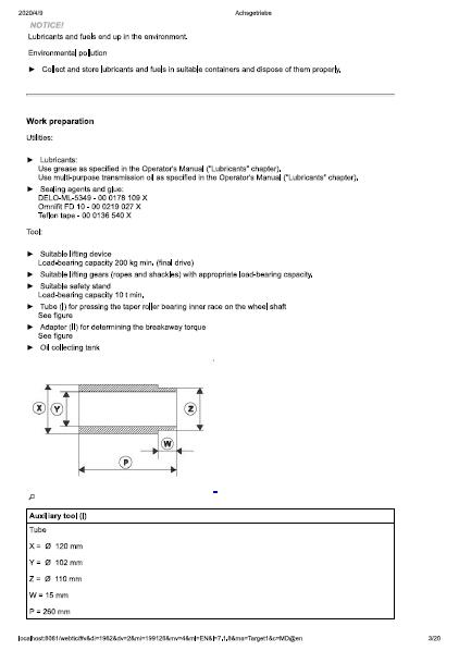 CLAAS TUCANO 450 Combine (Type L15) Service Repair Manual Serial Numbe ...