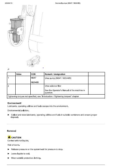 CLAAS TUCANO 340 Combine (Type C03) Service Repair Manual - Serial Num ...