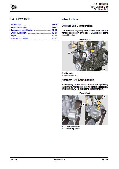 JCB 100C-1, 85Z-1, 86C-1, 90Z-1 Mini Excavator Service Repair Manual F ...
