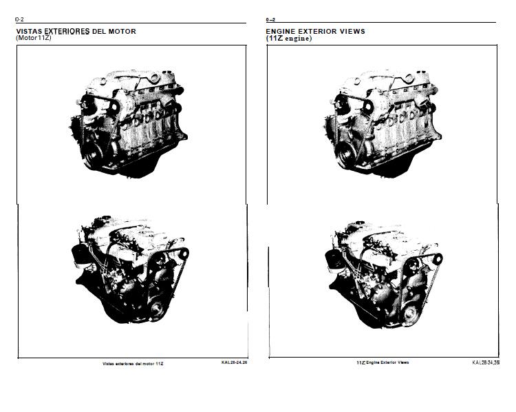 TOYOTA Forklift Engine (12Z Model) Service Repair Manual ...