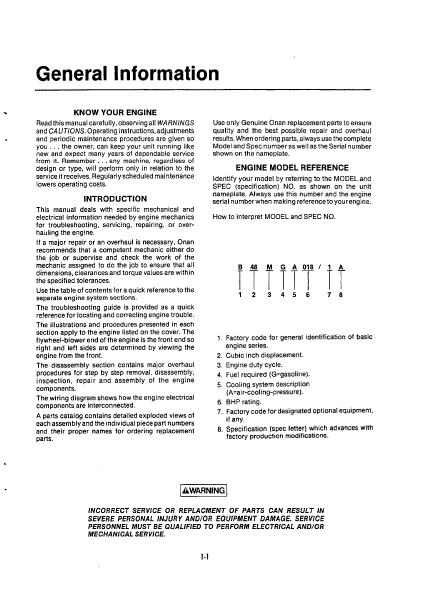 Cummins Onan B48M Engine Service Repair Manual – FREESAMPLESERVICEMANUAL