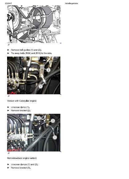 CLAAS LEXION 760 Combine - Type C69 Service Repair Manual - Serial Num ...