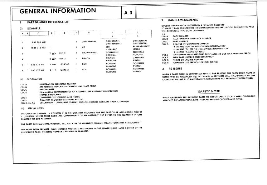 Massey Ferguson MF375 Tractor Parts Catalogue Manual ...