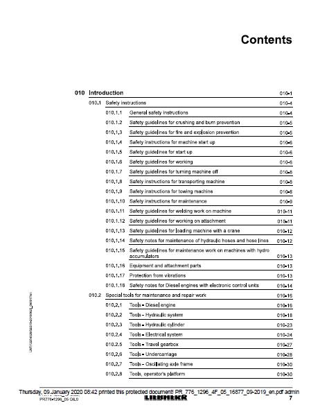 LIEBHERR PR 776-1296 (G6.0) Crawler Dozer Service Repair Manual ...