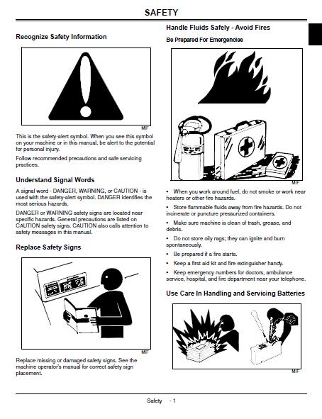 John Deere TS and TH 6x4 Gator Utility Vehicle Service Repair Manual ...