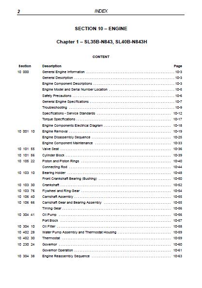 Fiat Kobelco SL40B Skid Steer Loader Service Repair Manual ...