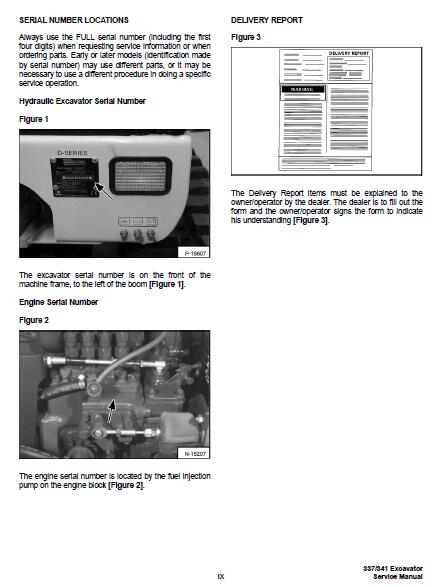 BOBCAT 337 COMPACT EXCAVATOR Service Repair Manual S/N 233211001 & Abo ...