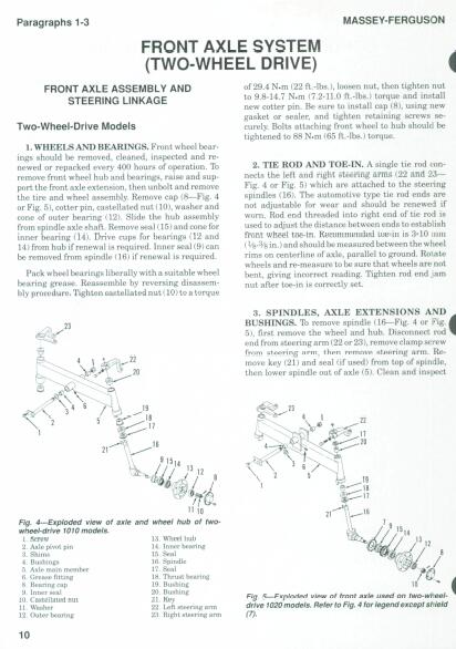 Massey Ferguson MF1020 Tractor Service Repair Manual ...