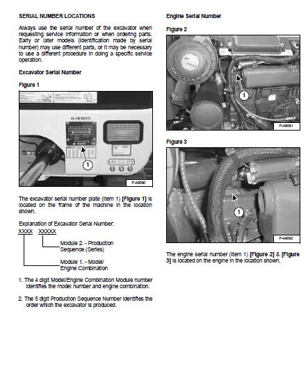 BOBCAT 337 COMPACT EXCAVATOR Service Repair Manual S/N A9W711001 & Abo ...