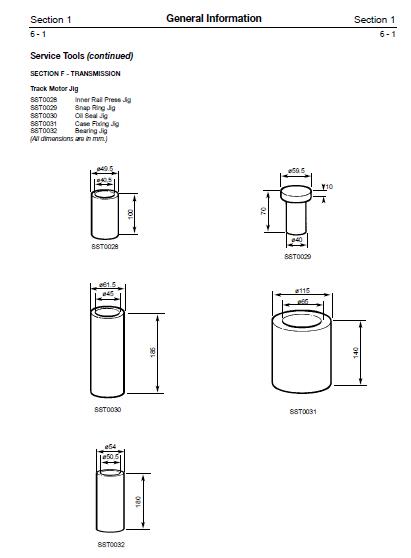 JCB JS260 TRACKED EXCAVATOR Service Repair Manual SN（708501 Onwards ...