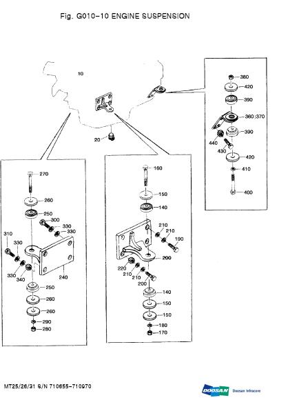 DAEWOO DOOSAN MT26 MOXY ARTICULATED DUMP TRUCK Parts Catalogue Manual ...