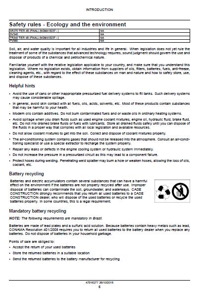 CASE SV340 Tier 4b (final) Alpha Series Skid Steer Loader Service Repa ...