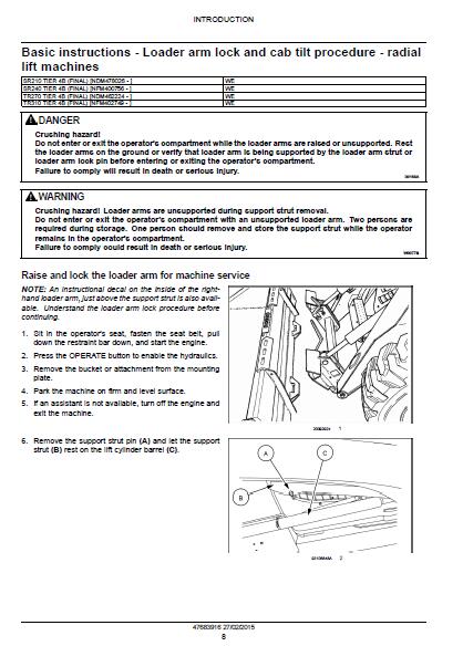 CASE SR240 Tier 4B (final) and Stage IV Alpha Series Skid Steer Loader ...